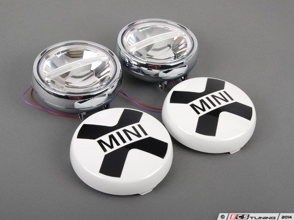 Genuine MINI - 63122288981 - LED Driving Lights Retrofit Kit - Chrome ...