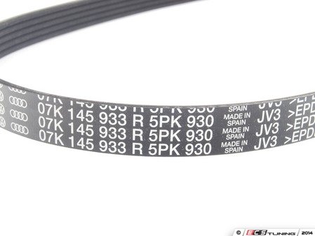 Genuine Volkswagen Audi - 07K145933R - Accessory Belt - A/C Compressor ...