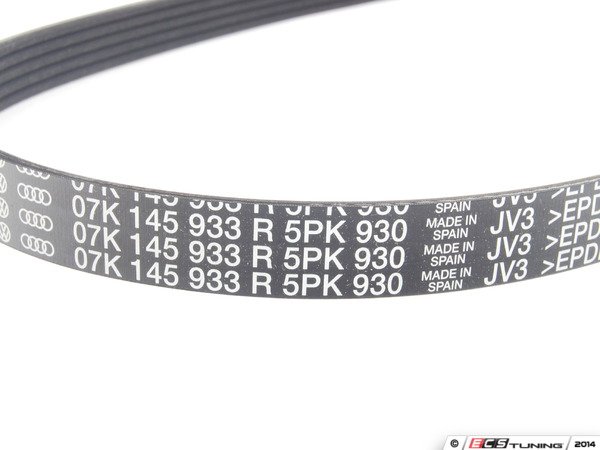 Genuine Volkswagen Audi - 07K145933R - Accessory Belt - A/C Compressor ...