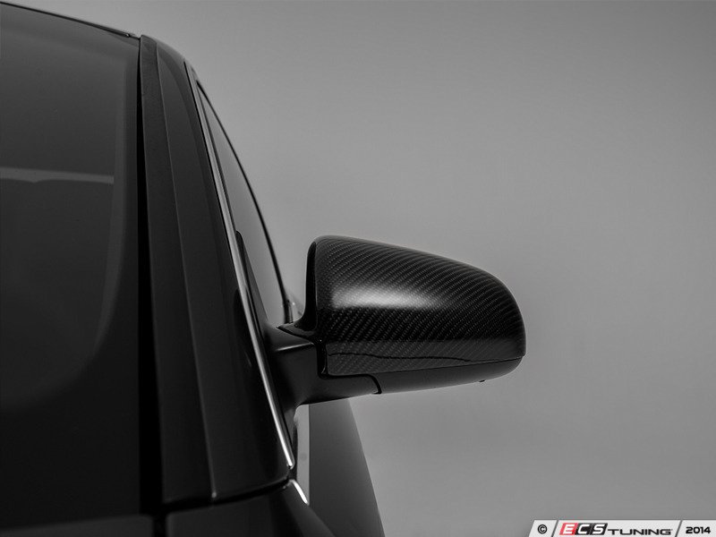 ECS - 010253ECS01KT - Carbon Fiber Mirror Cap Set - Audi B6/B7/8P/C6