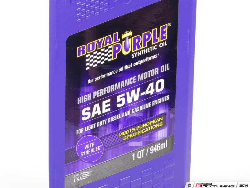 Royal Purple - 01540 - Engine Oil (5w40) - 1 Quart