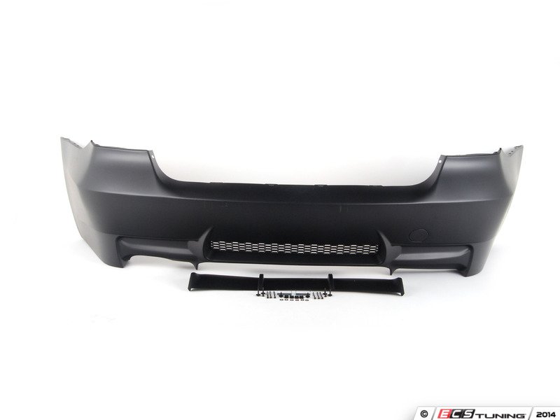 ECS - E90M3RRBUMP - M3 Style Rear Bumper - single Exhaust
