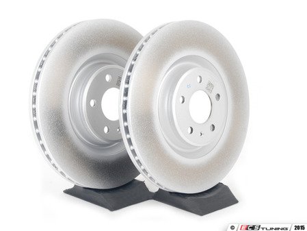 Genuine Volkswagen Audi - 4G0615301A - Front Brake Rotors - Pair ...