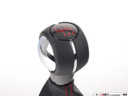Genuine MINI - 25117642001 - JCW Gear Shift Knob 6 Speed - Leather ...