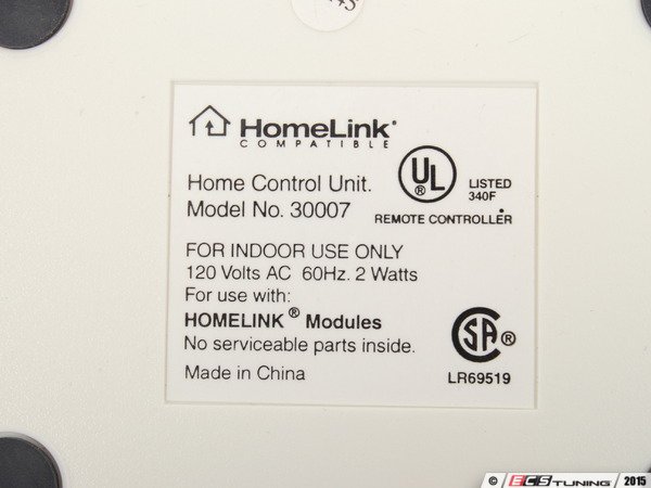 Genuine BMW - 82110006660 - HomeLink Light Control (82-11-0-006-660)