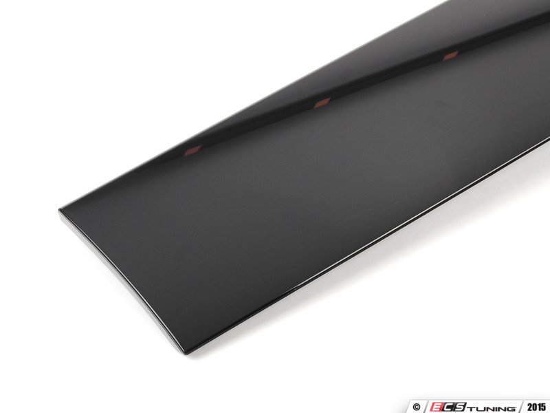 Genuine Porsche - 95555536501 - Rear Lid Moulding - High Gloss Black