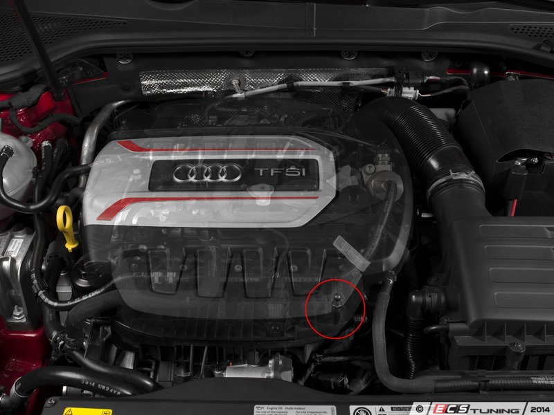 Genuine Volkswagen Audi - 06K103925EKT - S3 Engine Cover Conversion Kit