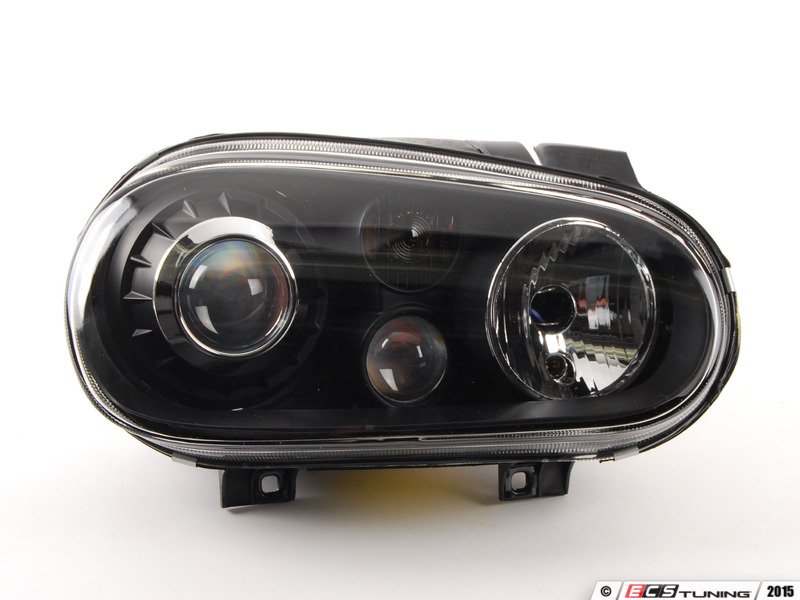 ECS News - VW MK4 Golf Headlight Upgrades