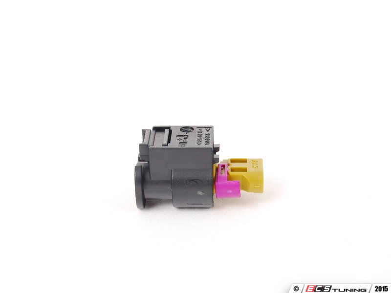 Genuine Volkswagen Audi - 07P973702 - Flat Connector, 2-Pin (07P 973 702)