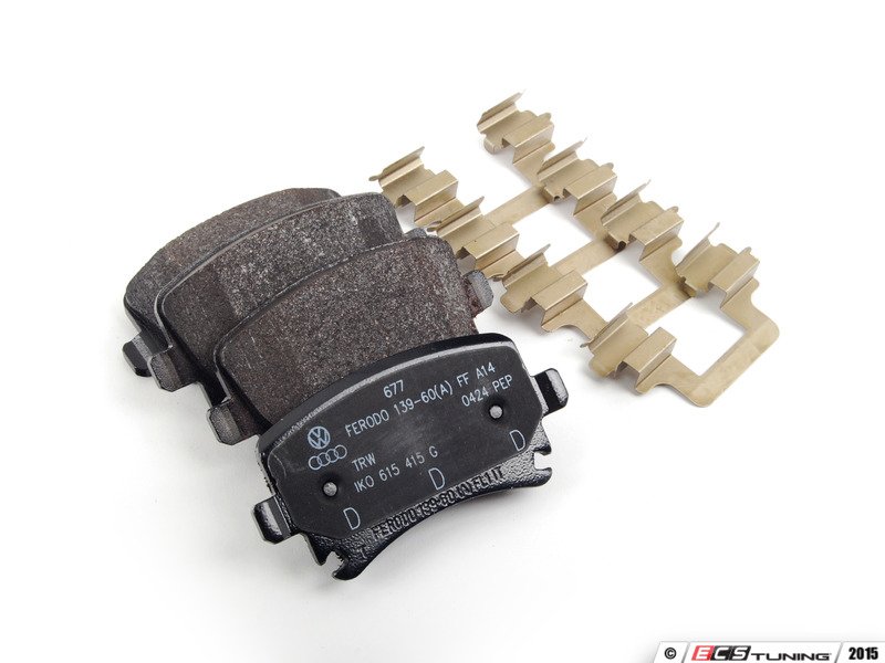 Genuine Volkswagen Audi - 1K0615301M - Front & Rear Brake Service Kit ...