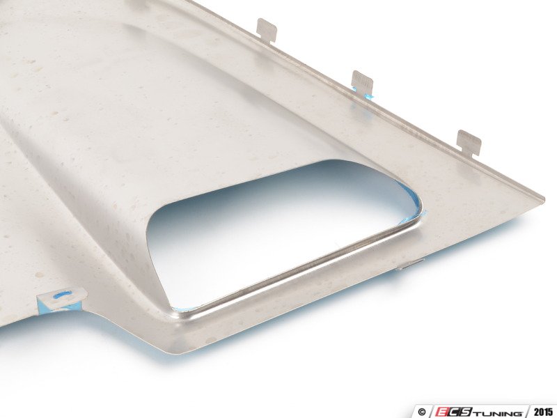Genuine Porsche - 95850583300 - Stainless Steel front spoiler cover