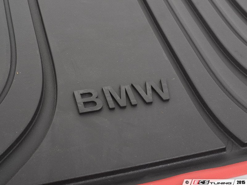 Genuine BMW - 51472297427 - F22 rear Rubber Floor Mats - Black (51-47-2 ...