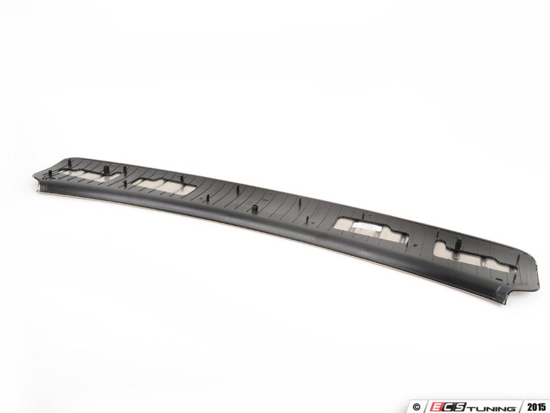 Genuine Porsche - 95550578700 - Rear Bumper Trim - Brushed Stainless