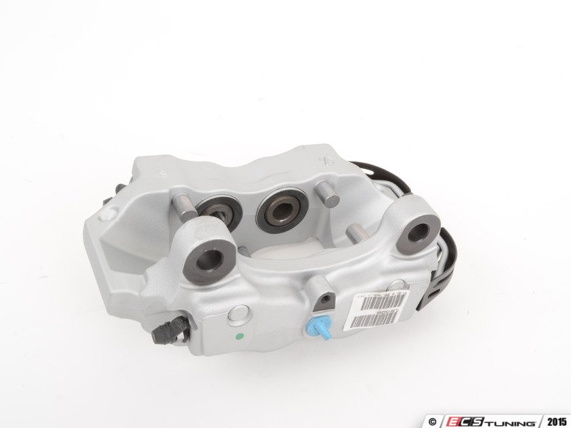 Genuine Porsche - 95535242242 - Rear Brake Caliper - Silver Lacquered