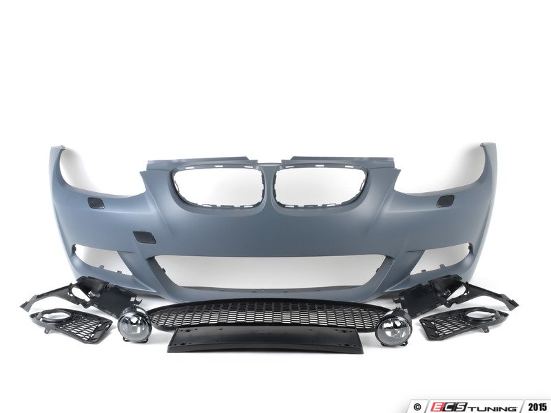 ECS - e92mtechft - M-Sport style Front Bumper conversion