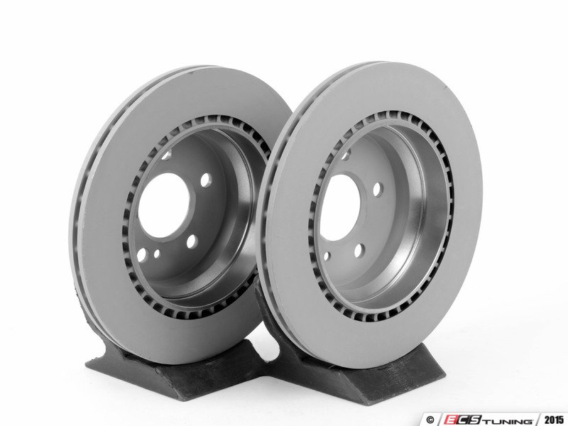 Genuine Mercedes Benz - 0004230912KT2 - Vented Rear Brake Rotors - Pair ...