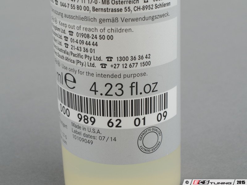 Genuine Mercedes Benz - 000989620109 - Kompressor (Supercharger) Oil