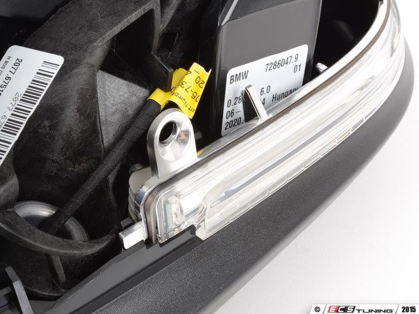 Genuine BMW - 51167345661 - Heated mirror - left (51-16-7-345-661)