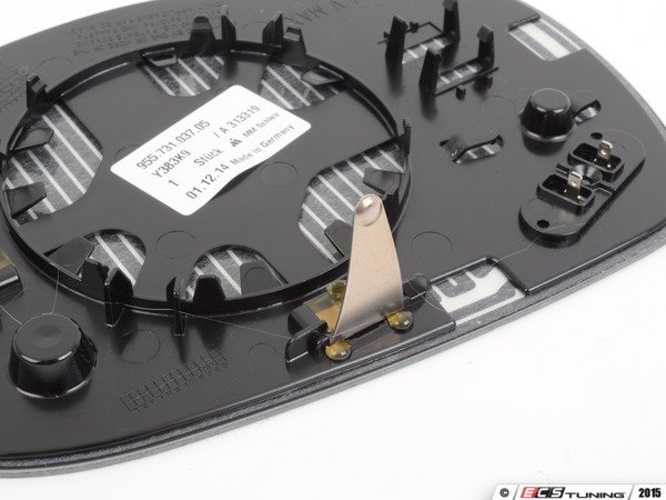 Genuine Porsche - 95573103705 - Heated Door Mirror Glass - Flat