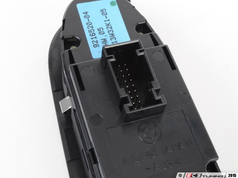 Genuine BMW - 61319216520 - Window Switch - Black (61-31-9-216-520)