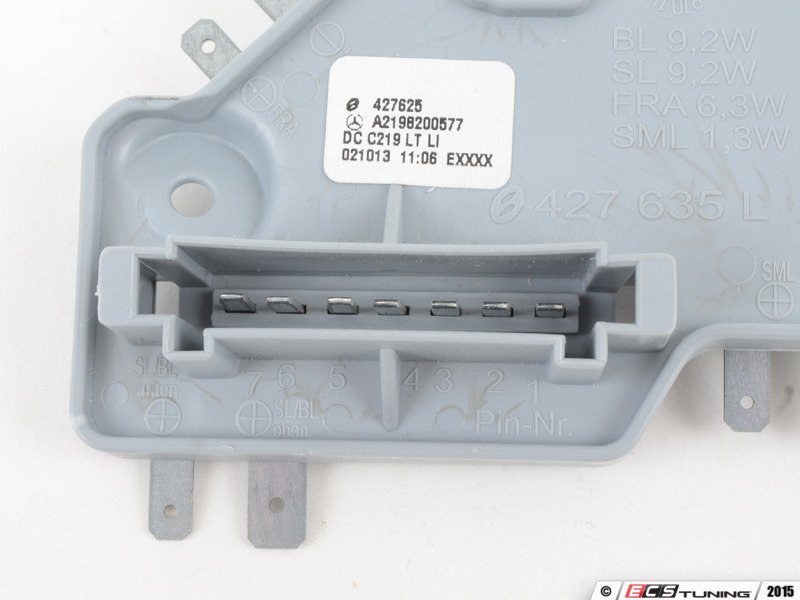 Genuine Mercedes Benz - 2198200577 - Lamp Support - Left