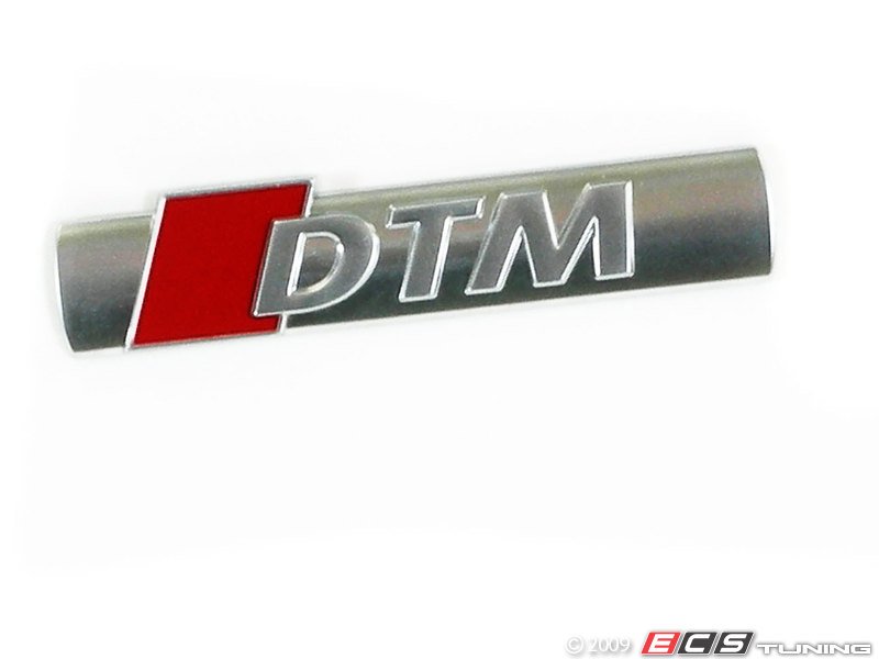 Genuine European Volkswagen Audi - 8E0853601A - Audi "DTM" Badge - (NO ...