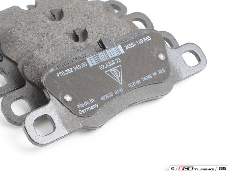 Genuine Porsche - 97035294904 - Rear Brake Pad Set