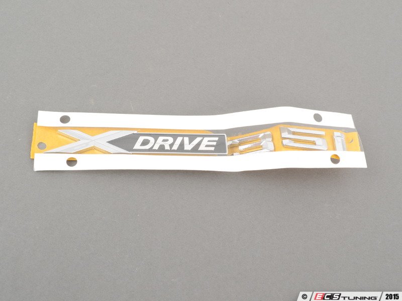 Genuine BMW - 51147362495 - Emblem - "xDrive35i" for Door (51-14-7-362-495)