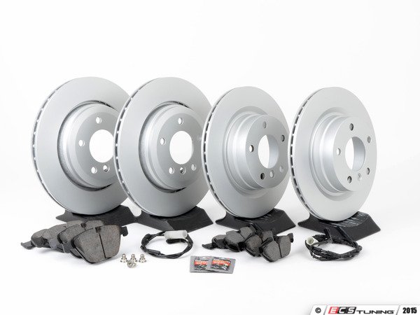 Assembled By ECS - 34116854998KT9 - Front & Rear Brake Service Kit