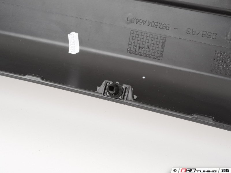 Genuine Porsche - 9975043640101C - Sill Cover - Black