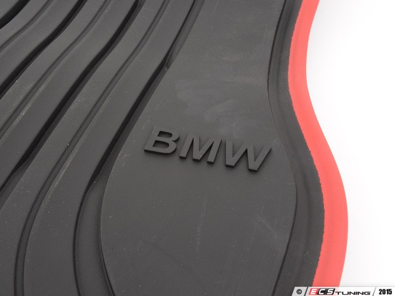 Genuine BMW - 51472348156 - Sport Line Rubber Floor Mat Set - Front (51 ...