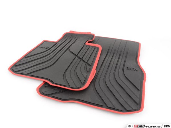 Genuine BMW - 51472348156 - Sport Line Rubber Floor Mat Set - Front (51 ...