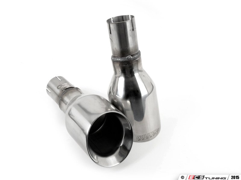Milltek Sport - MSTIP148X2 - GT100 Exhaust Polished Tips - Pair