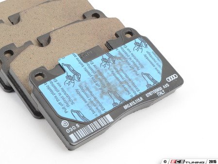Genuine Volkswagen Audi - 8R0698151L - Front Brake Pad Set (8R0 698 151 L)