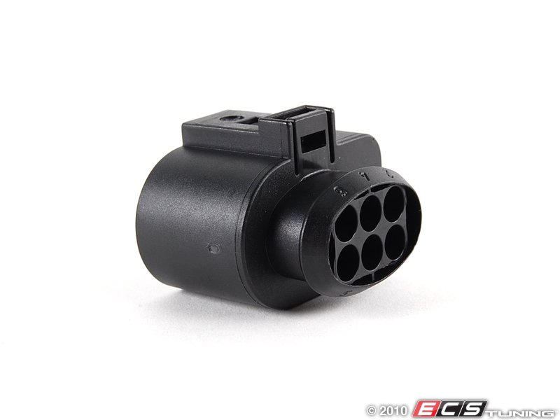 Genuine Volkswagen Audi - 1J0973733 - Connector housing - 6 Pin black ...