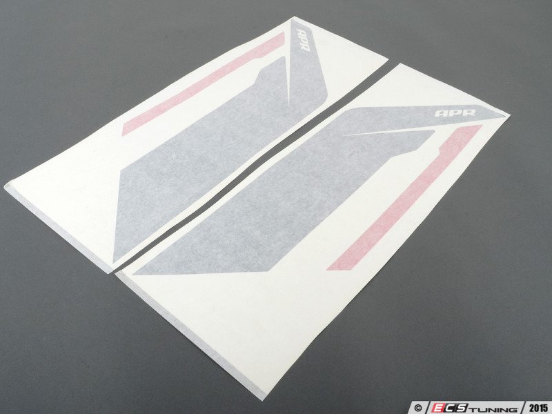APR - PM100332 - APR Sideburn Sticker - Black/Red