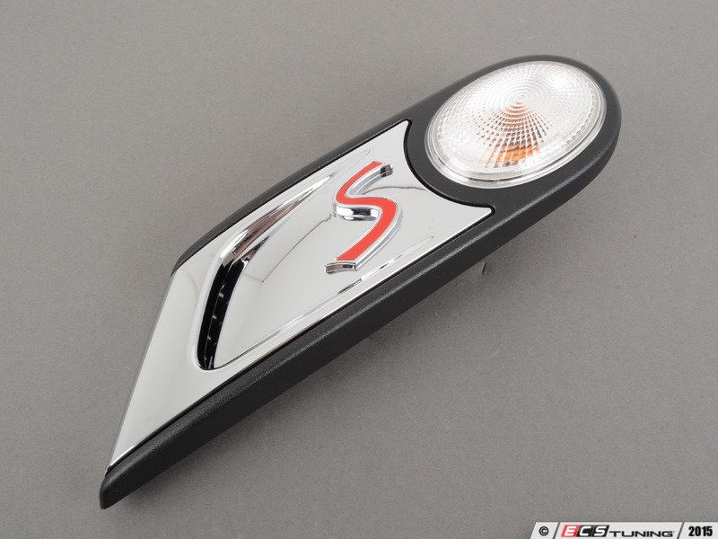 Genuine MINI - 63132751969 - Side Turn Signal & Grille "S" - White ...