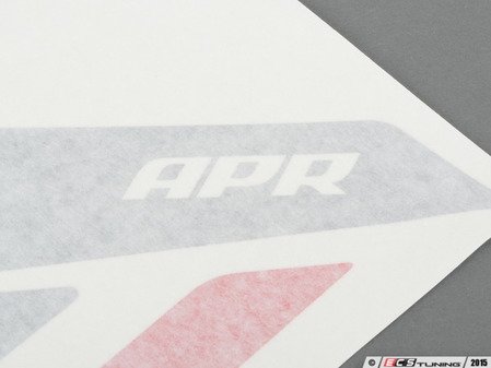 APR - Pm100333 - APR Sideburn Sticker - Silver/Red