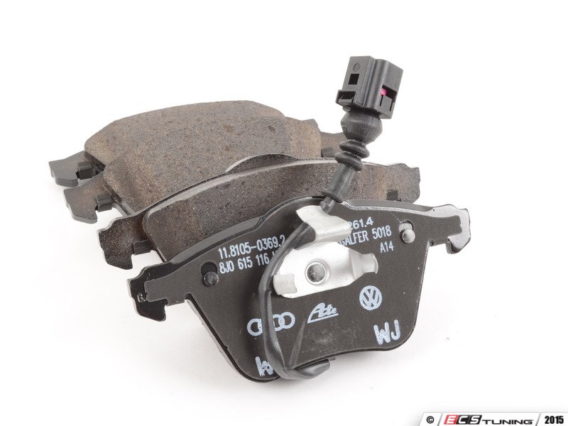 Genuine Volkswagen Audi - 8J0698151F - Front Brake Pad Set (8J0 698 151 F)