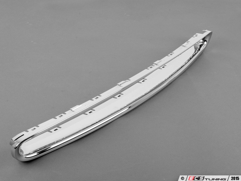 Genuine MINI - 51127260570 - Rear Bumper Grille - Chrome (51-12-7-260-570)