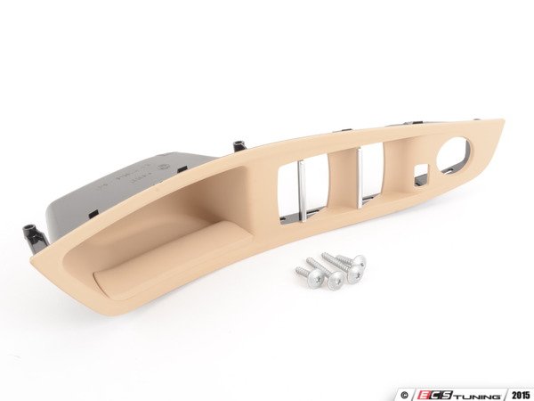 Genuine BMW - 51417225867 - F10 Beige Front Door Handle Trim - Left (51 ...
