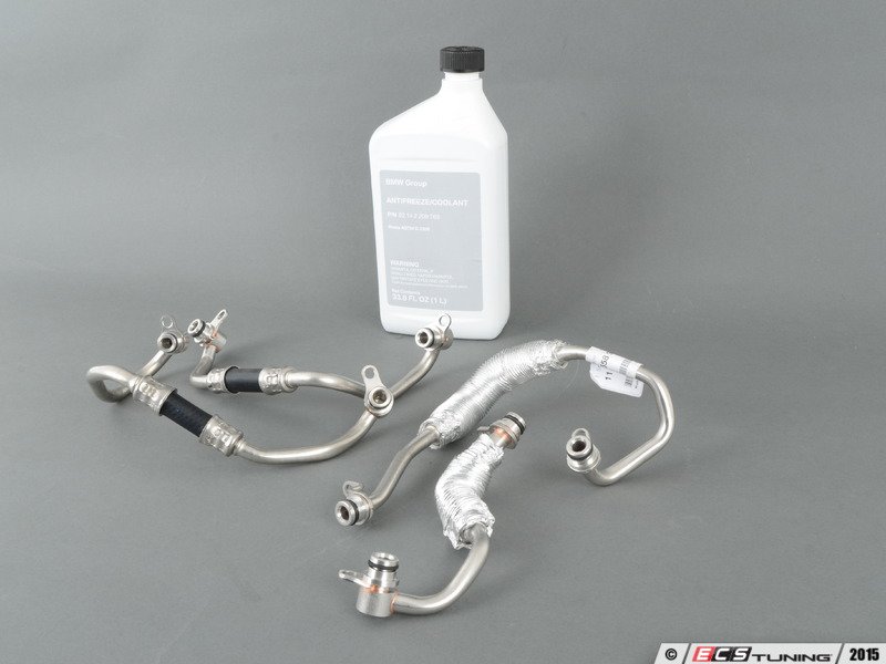 Genuine BMW - 11537558900KT - Turbo Coolant Line Kit