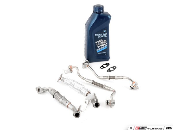 Genuine BMW - 11427563713KT - Turbo Oil Line Kit