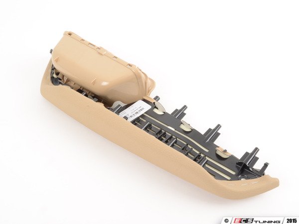 Genuine BMW - 51417246395 - Armrest - Front, Left, Beige (51-41-7-246-395)