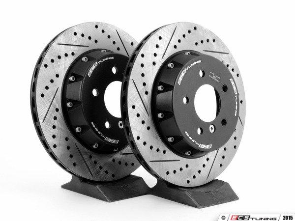 ECS - 010830ecs01KT - 2-Piece Lightweight rear Brake Rotors - Pair (336x22)