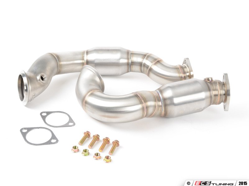 CobbTuning - 5B1202 - Stainless Steel High-Flow Catted Downpipes - (NO ...
