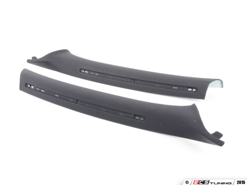 Genuine BMW - 51432699053KT - A-B-C Pillar Cover Kit - black