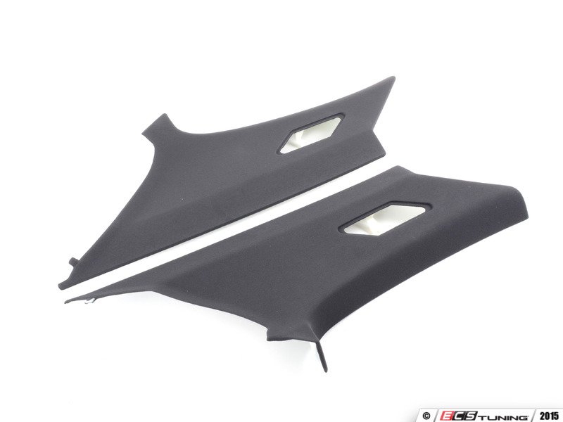 Genuine BMW - 51432699053KT - A-B-C Pillar Cover Kit - black