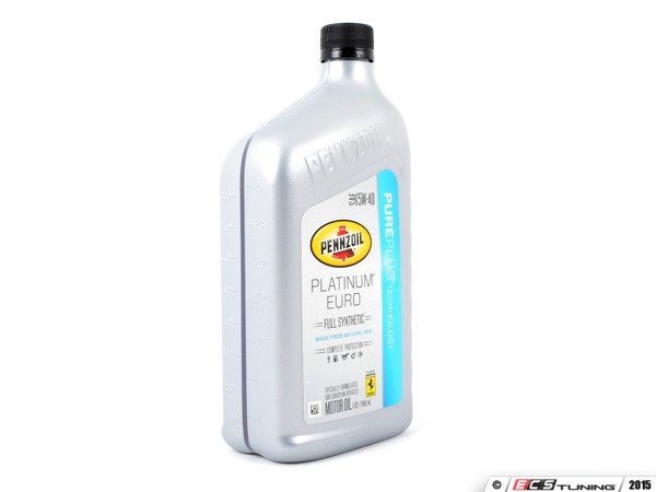 Pennzoil - 5W40KT - Pennzoil Platinum Euro 5W-40 Oil - One Quart
