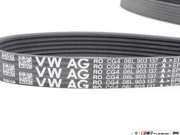 Genuine Volkswagen Audi - 06L903137A - Accessory Belt (06L 903 137 A)